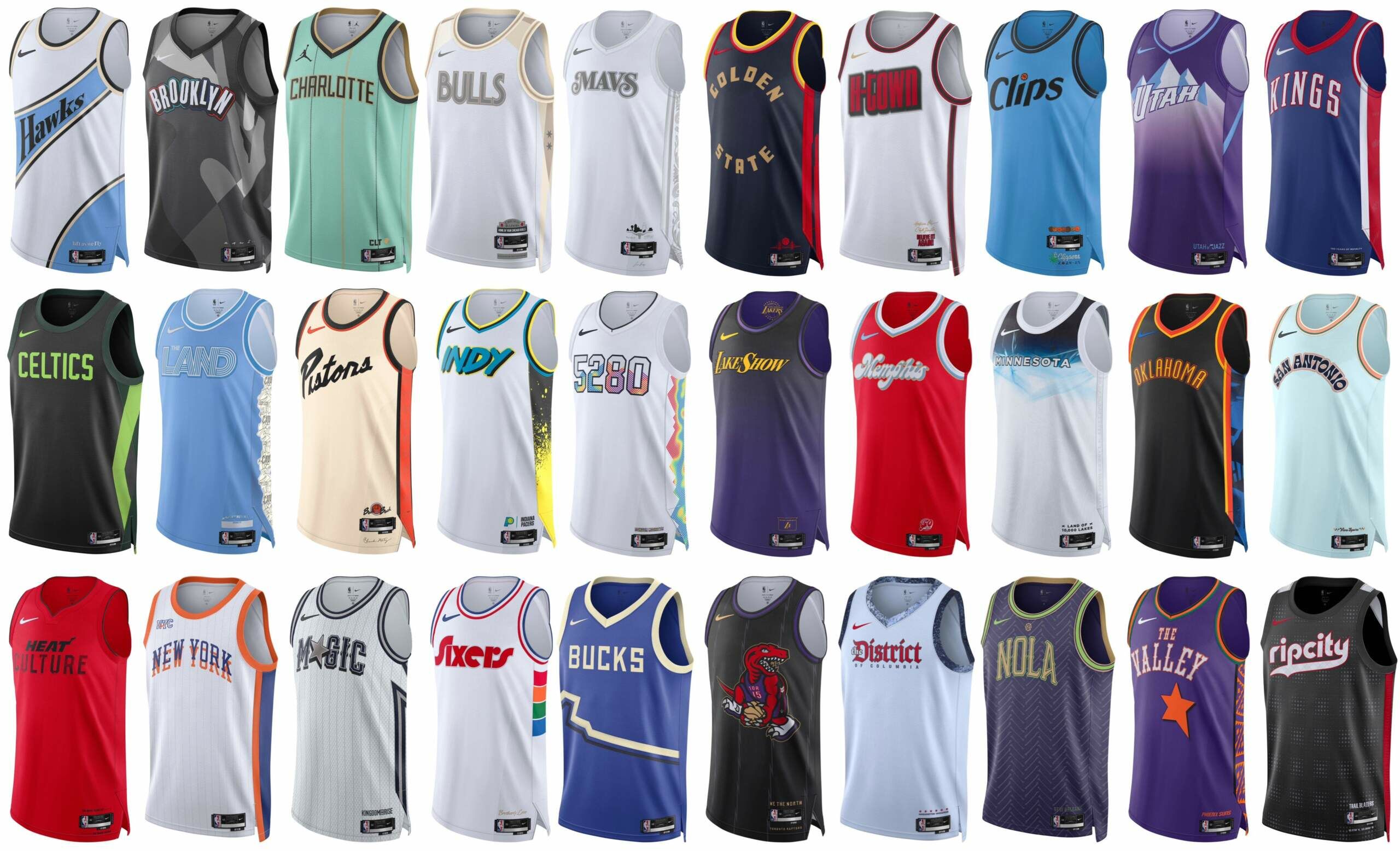 NBA 2024-25賽季 NIKE 城市版球衣 (City Edition)｜現貨商品