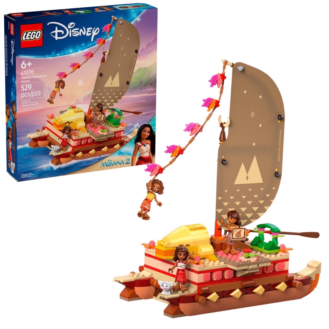 LEGO 43270 莫娜的冒險獨木舟 LEGO® Disney Princess系列