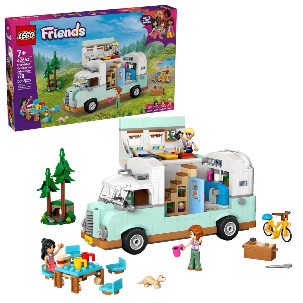 LEGO 42663 友誼露營車冒險 LEGO® Friends系列