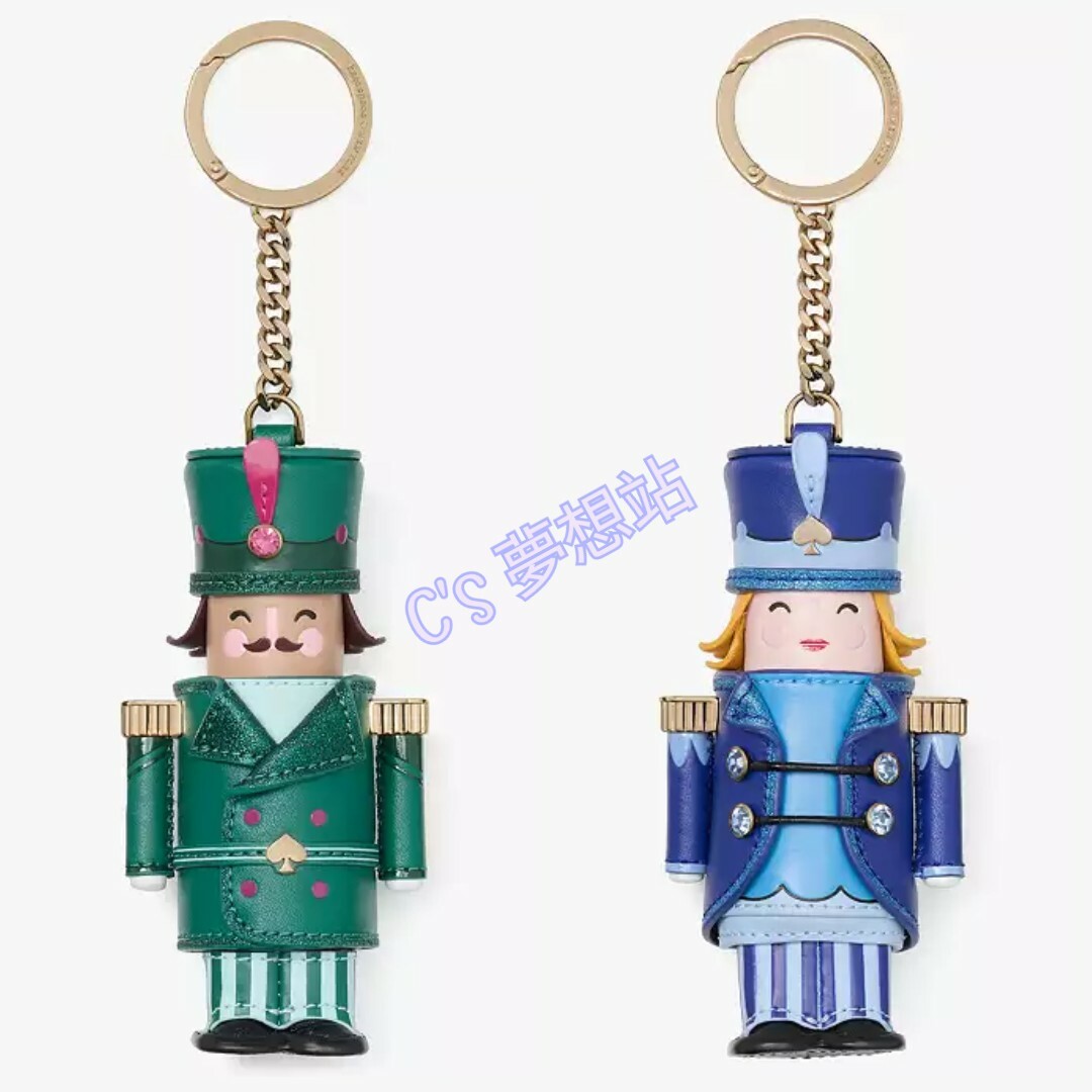 Kate Spade Oh What Fun 3D Nutcracker Key Chain