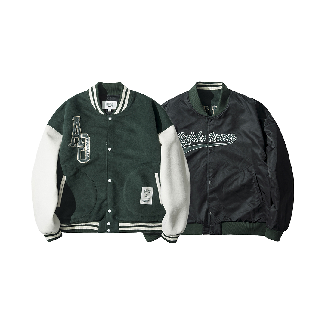 AGILITY x idealism - Reversible Baseball Jacket 雙面穿 棒球外