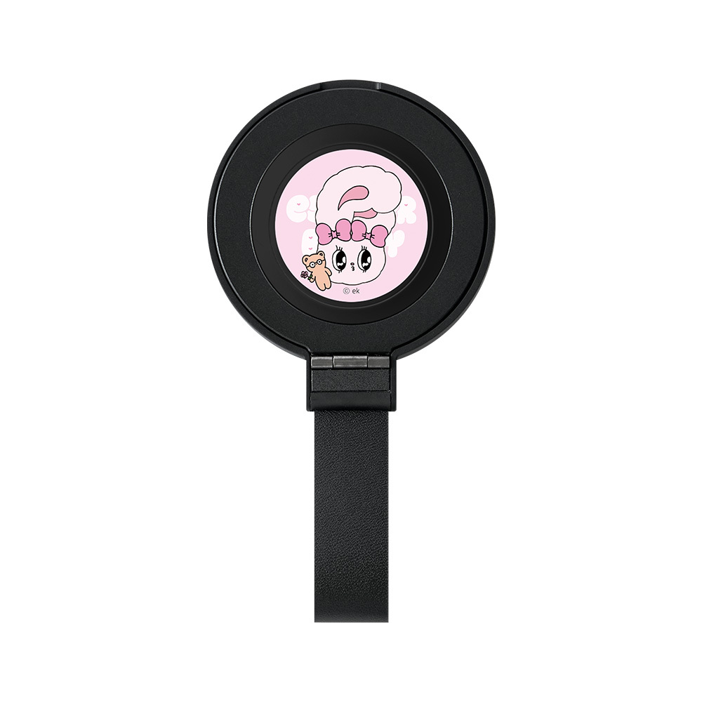 【TOXOXO™】艾絲樂小兔｜甜美星眸：15W二合一磁吸支架無線充電器(手機｜手機充電周邊｜TOYSELECT