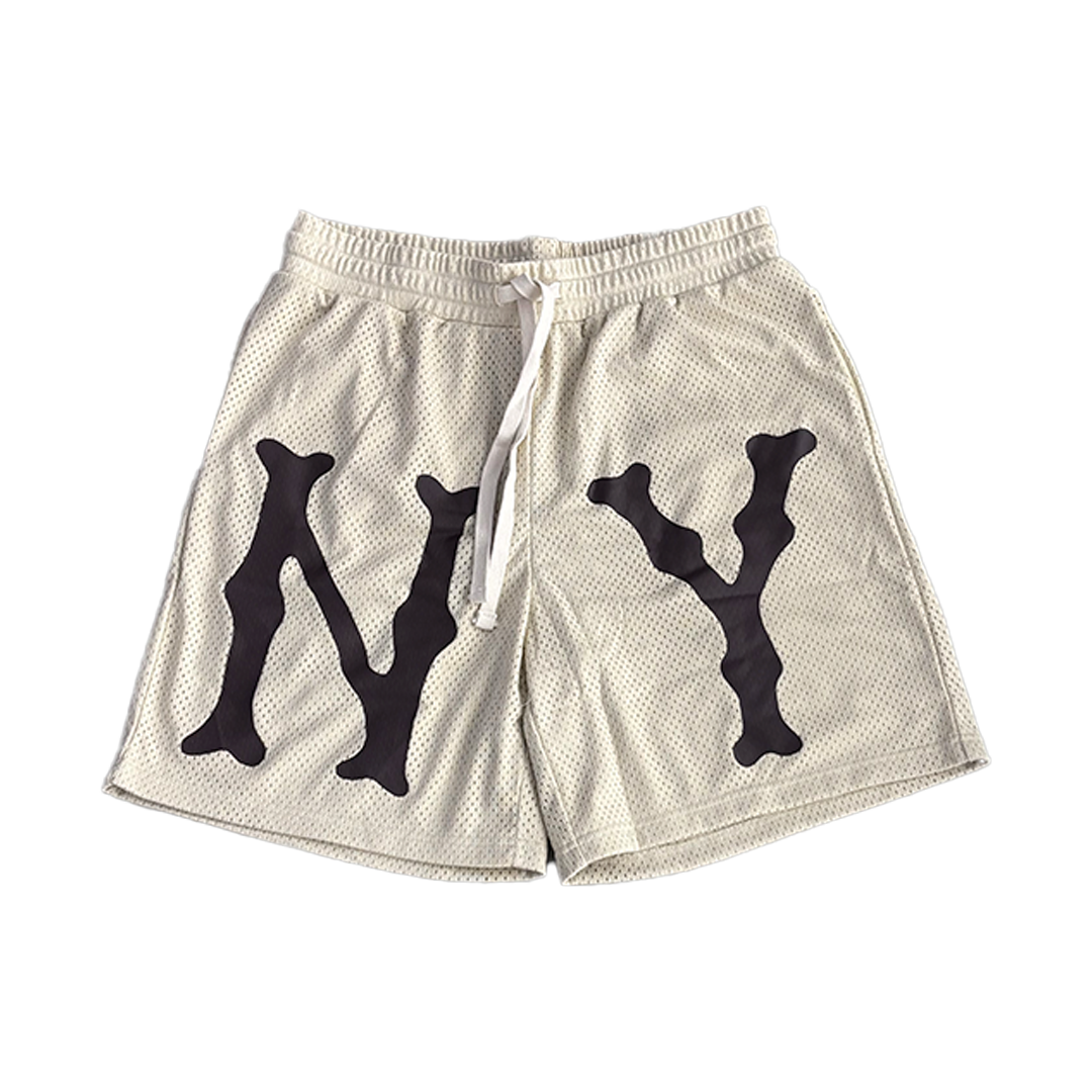 MEMORY LANE PARK CREME' NY SHORTS 短褲 奶油色| FLOMMARKET