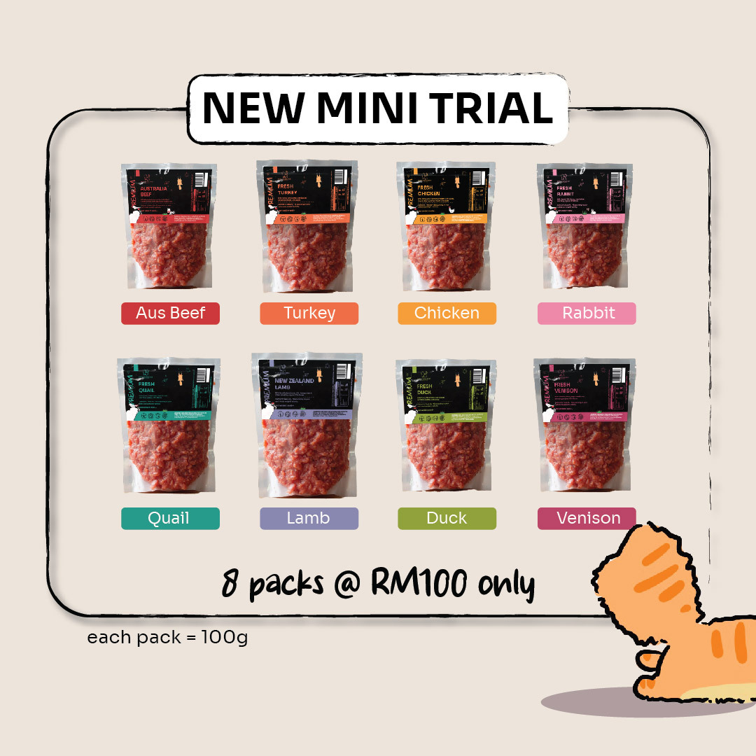 Mini Trial Set 【PREMIUM]】- 100g x 8 packs