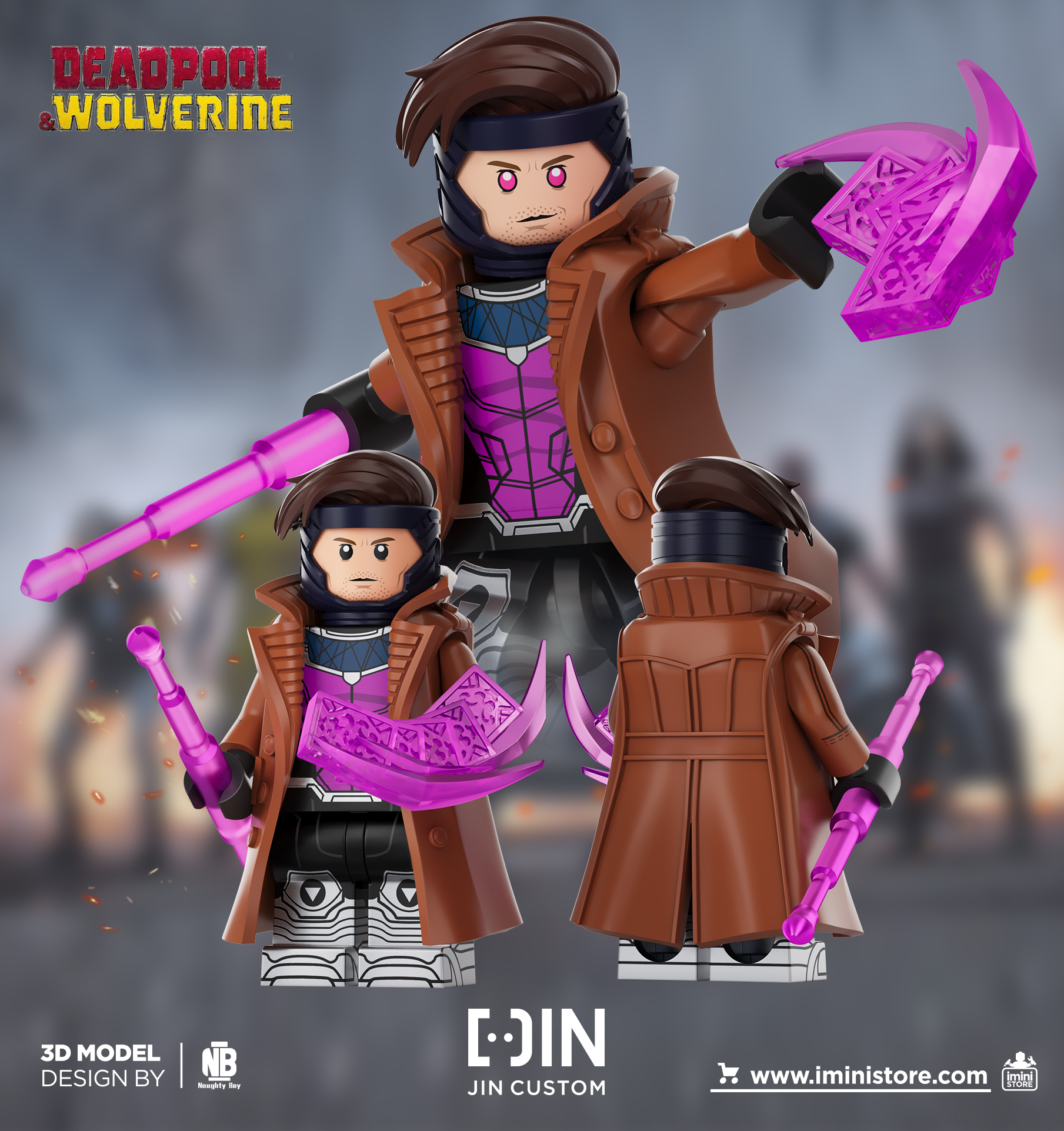 [JIN Custom] [Preorder] Gambit [PADprinted]
