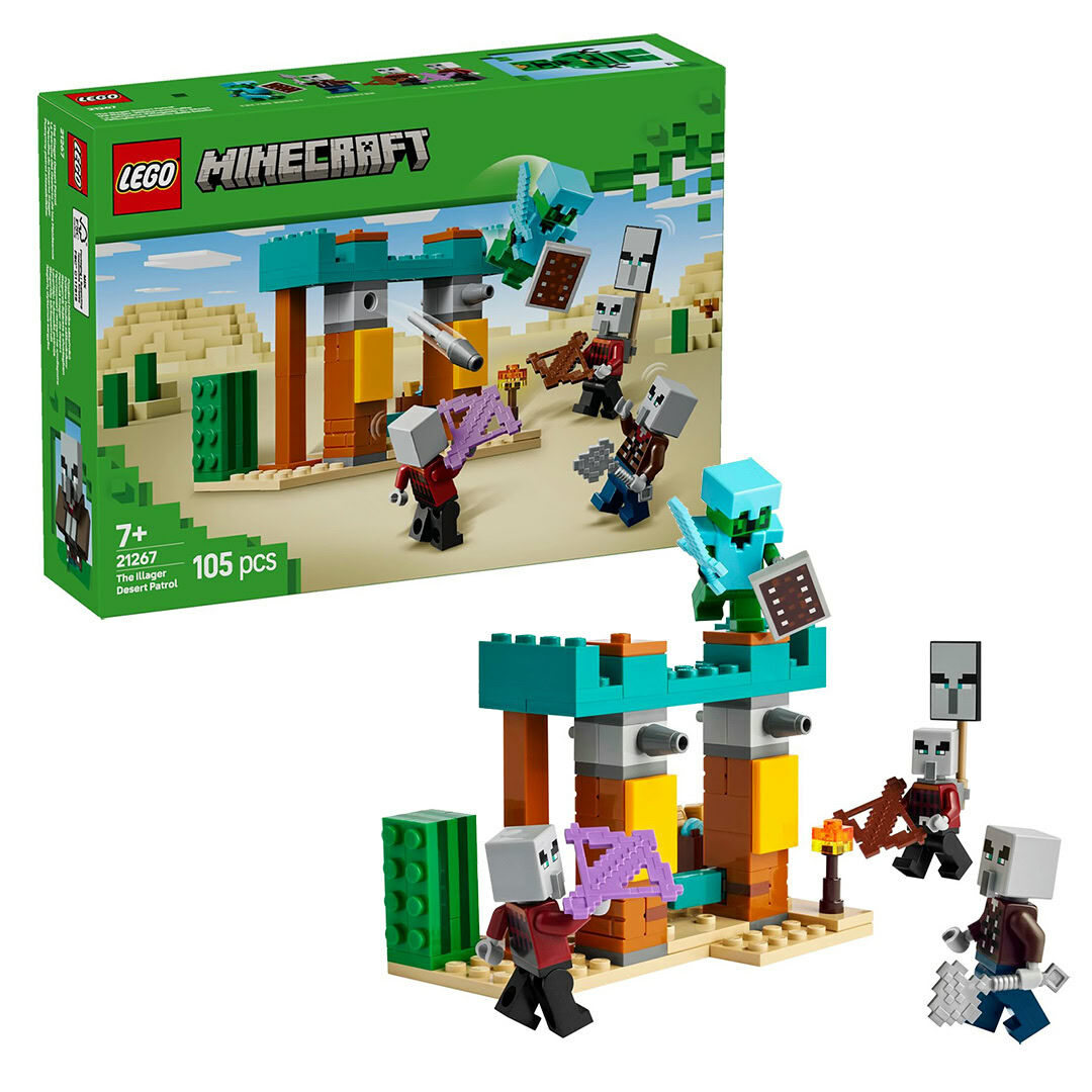 電玩主題樂高® 盒組|LEGO 21267 當個創世神 災厄沙漠巡邏隊|飛米樂高積木專賣店