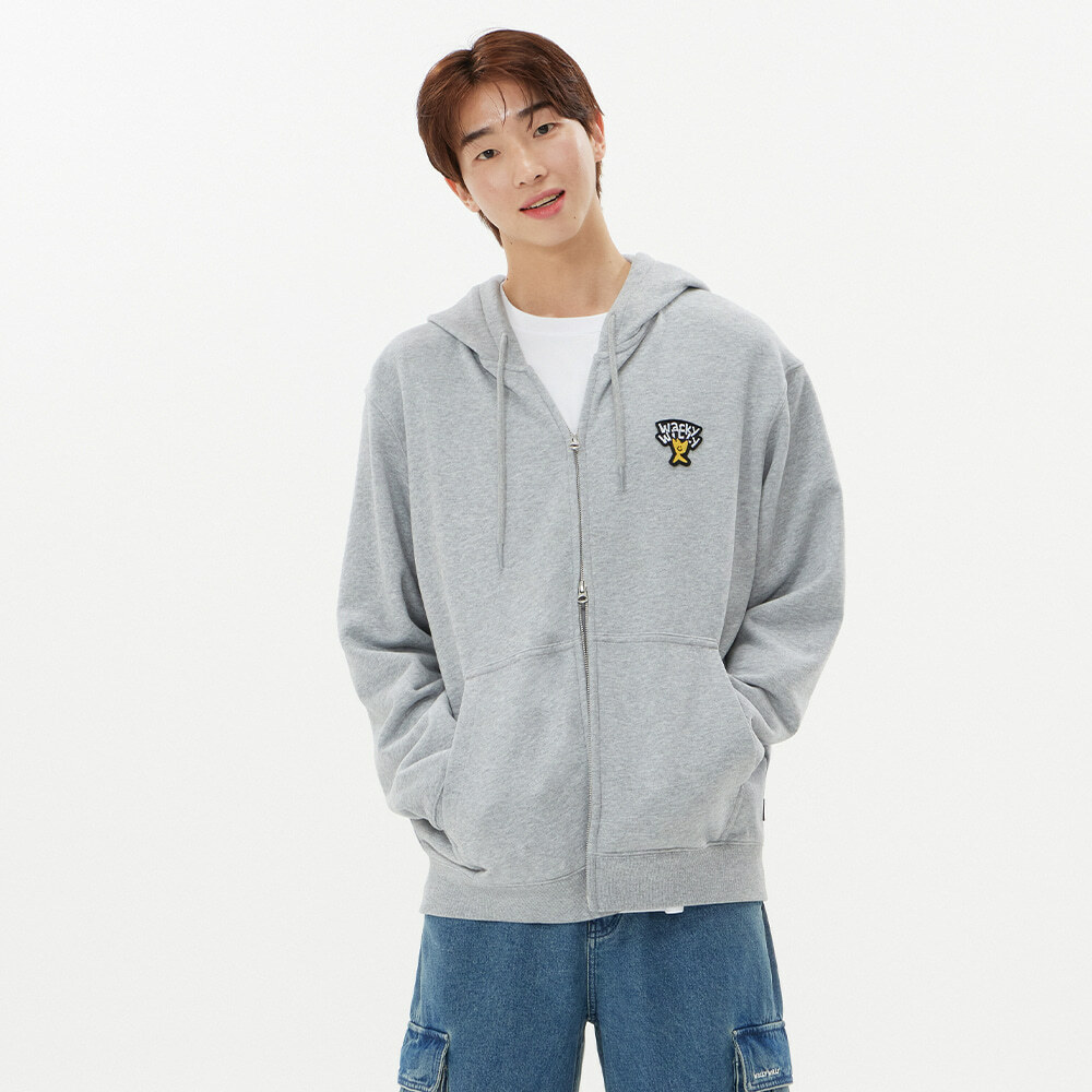 Wacky Willy Basic Logo Hoodie - Gray