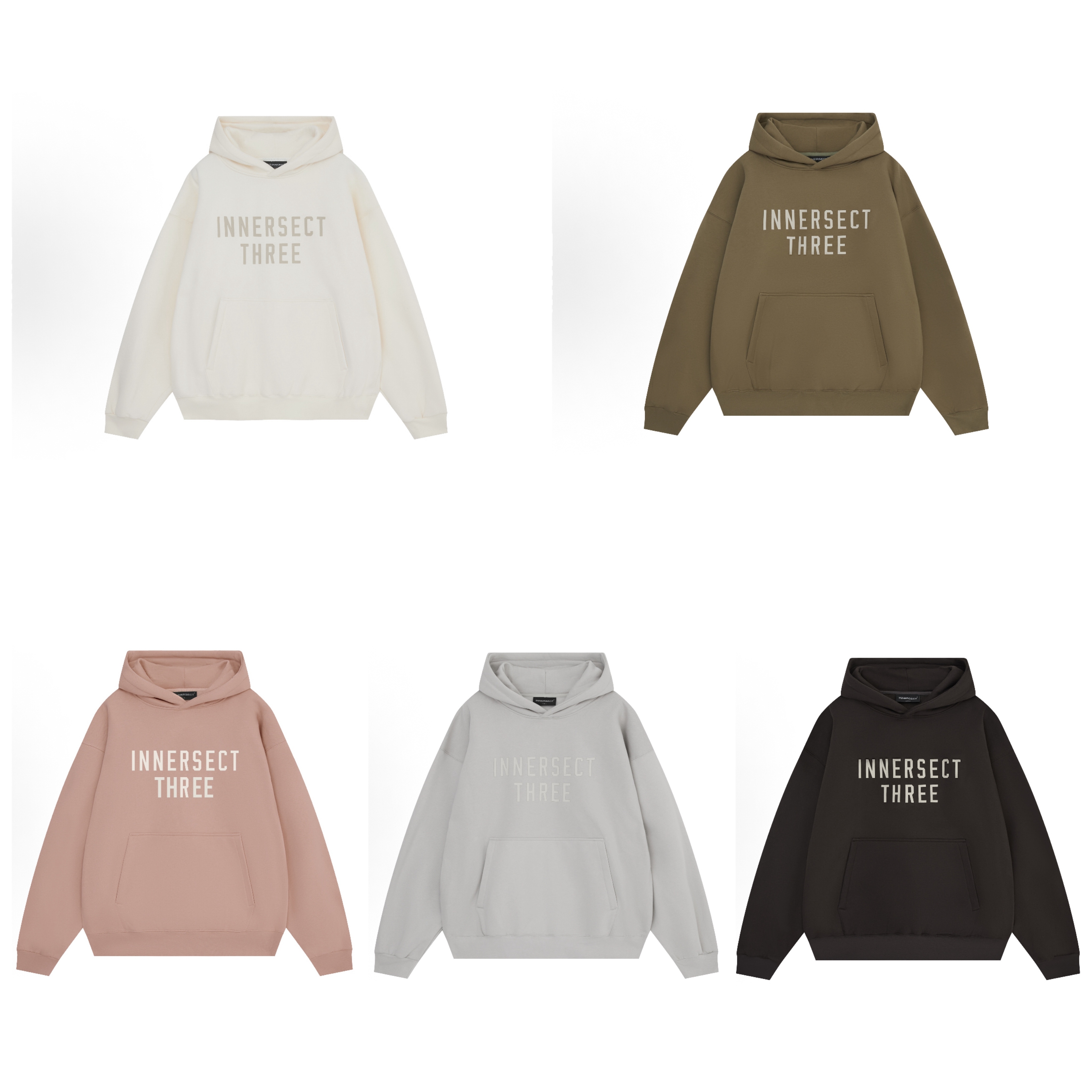 INNERSECT 素色重磅 LOGO 帽T