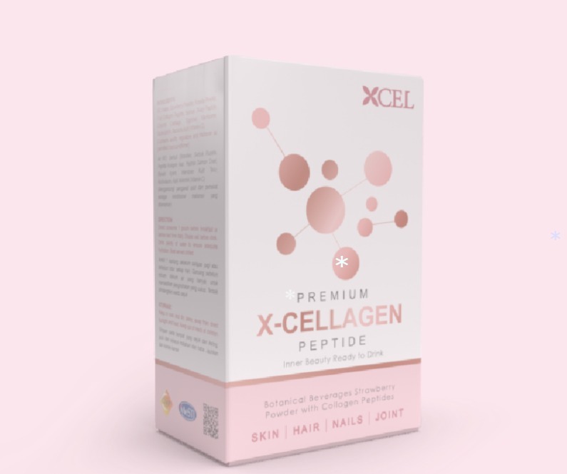 (1882)馬來西亞優質 X-Cellagen Peptige GMP 認證美容膠原蛋白補充品