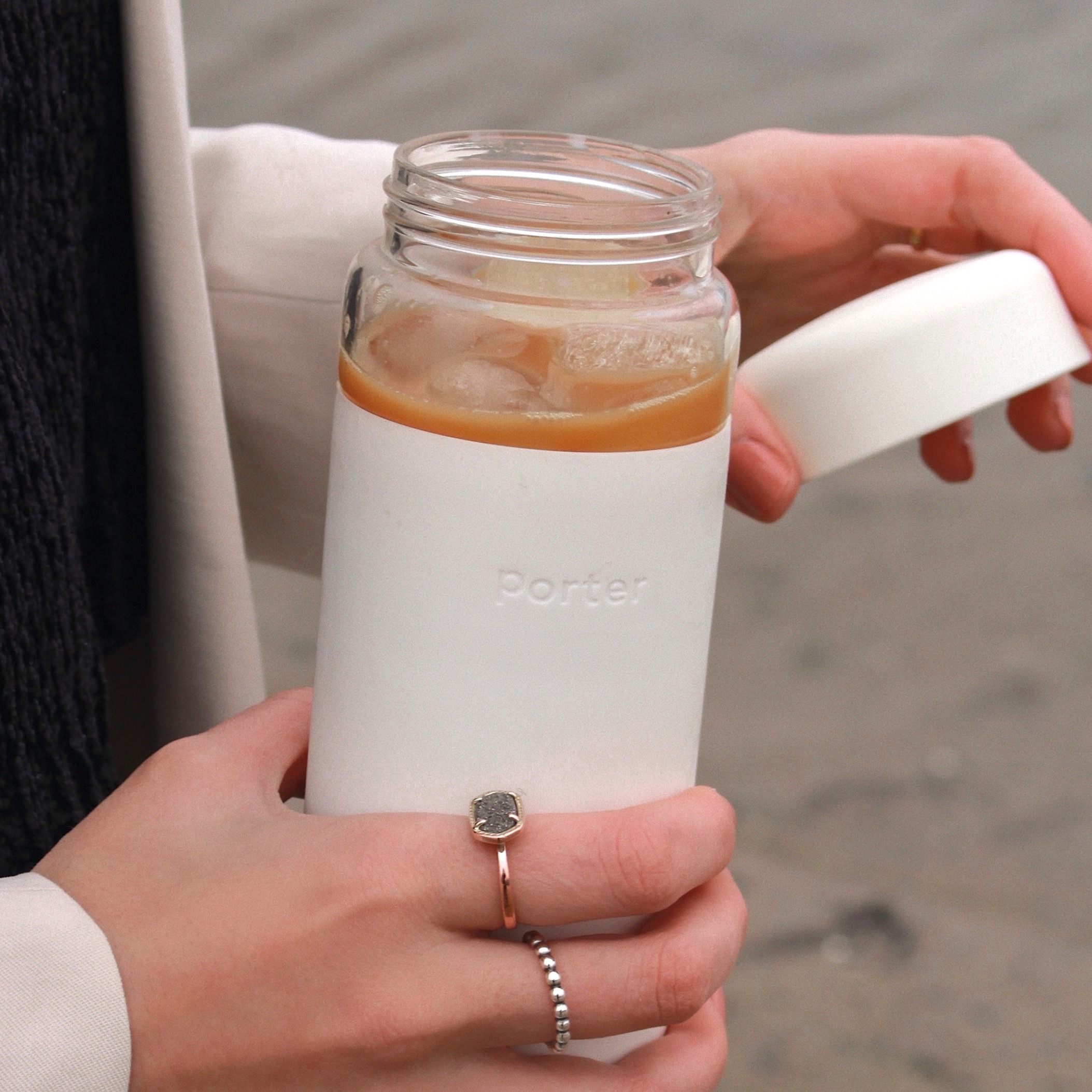 W&P-輕巧玻璃防漏寬口水瓶 | 480ml