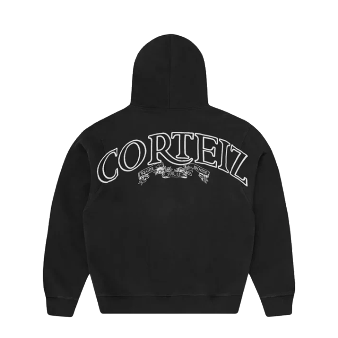 CORTEIZ Superior Royale Zip Hoodie 拉鍊外套 黑色| FLOMMARKET
