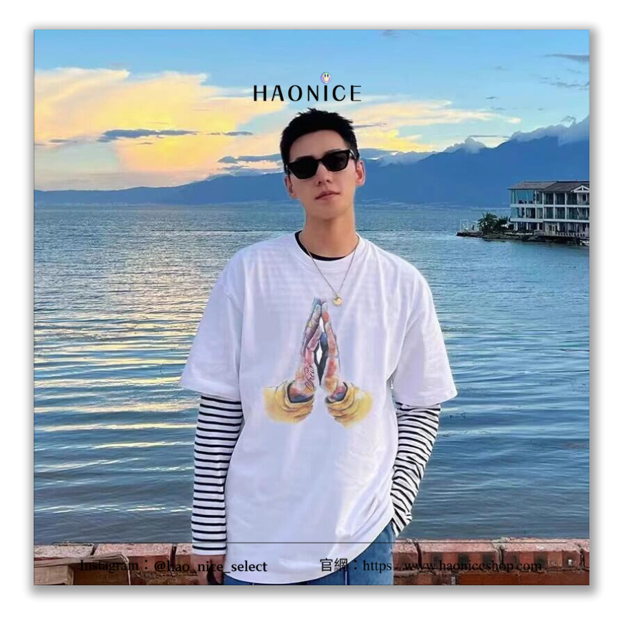 【HAO NICE】美式街頭🔥DREW HOUSE雙手祈禱🙏圖樣短袖 短T