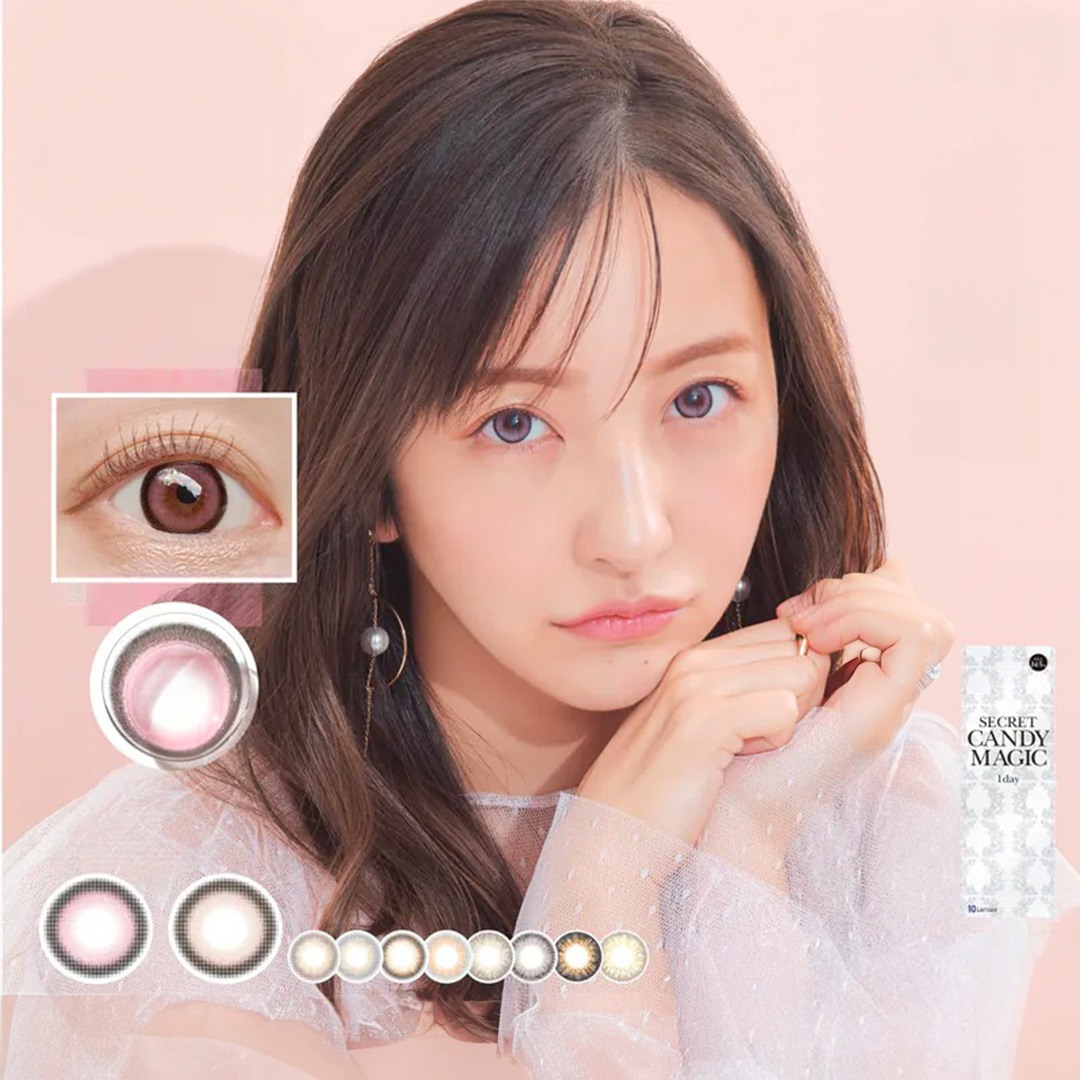 CandyMagic 粉桃泡泡(10片裝) Momo Pink_彩色日拋_【魔幻糖果_CandyMagic】