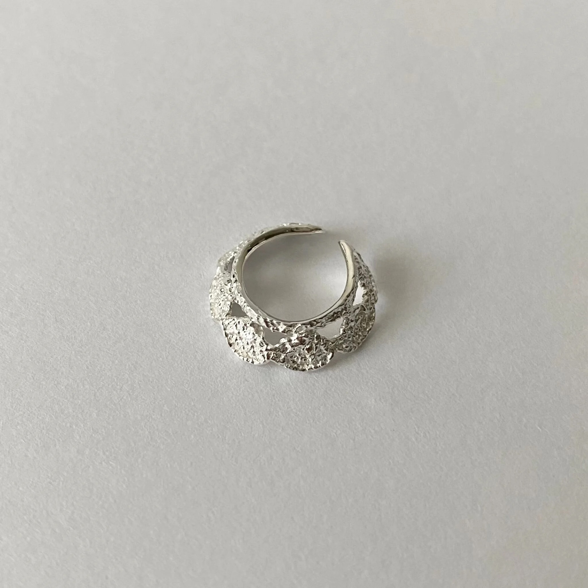 Lace Scale Ear Cuff (S) (silver)｜FLAVOUR