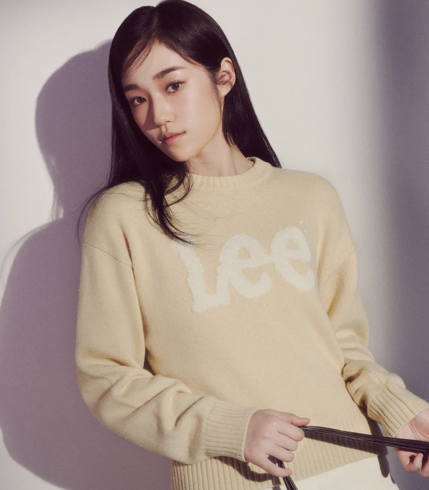 Lee Big Twitch Logo Knit Butter