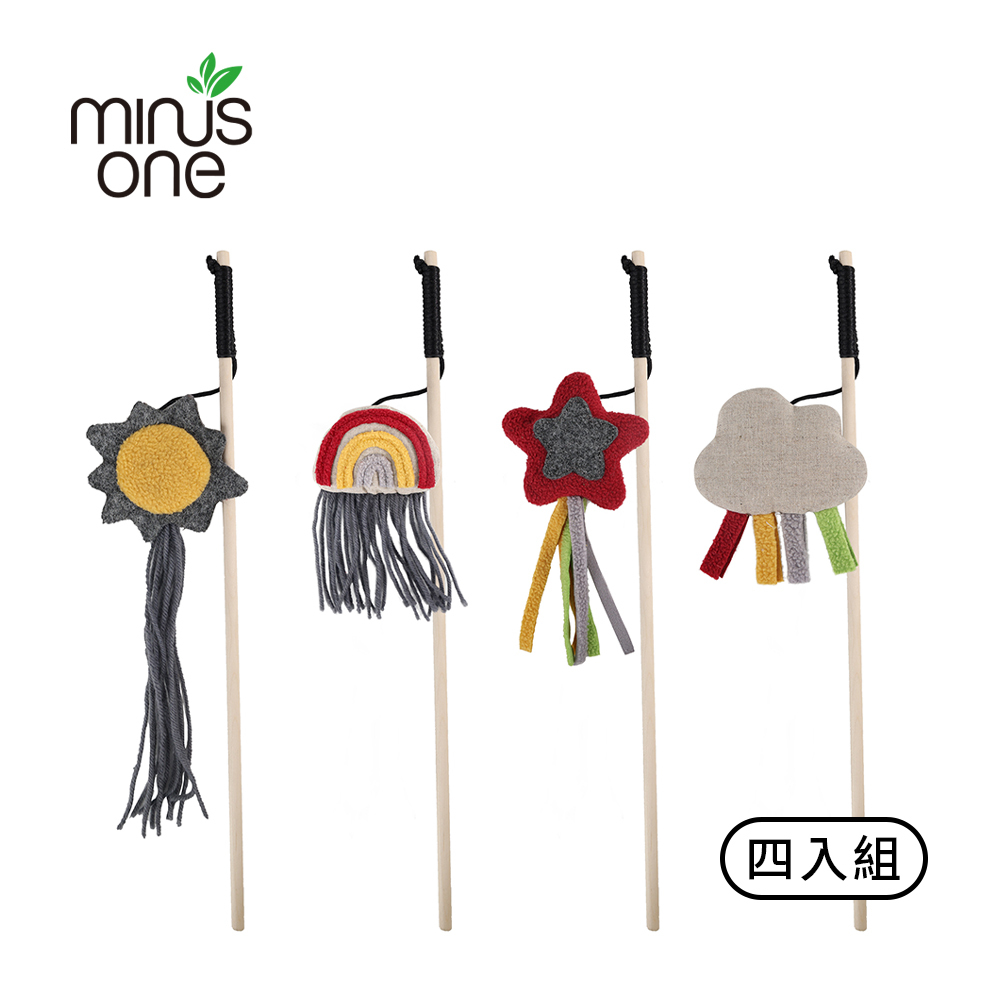 Minus One 邁樂思｜造型貓草系列 甩甩貓草逗貓棒-流星