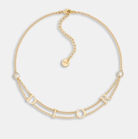 1CD1102-406 DIOR Evolution Necklace Gold #N2778WOMCY03S