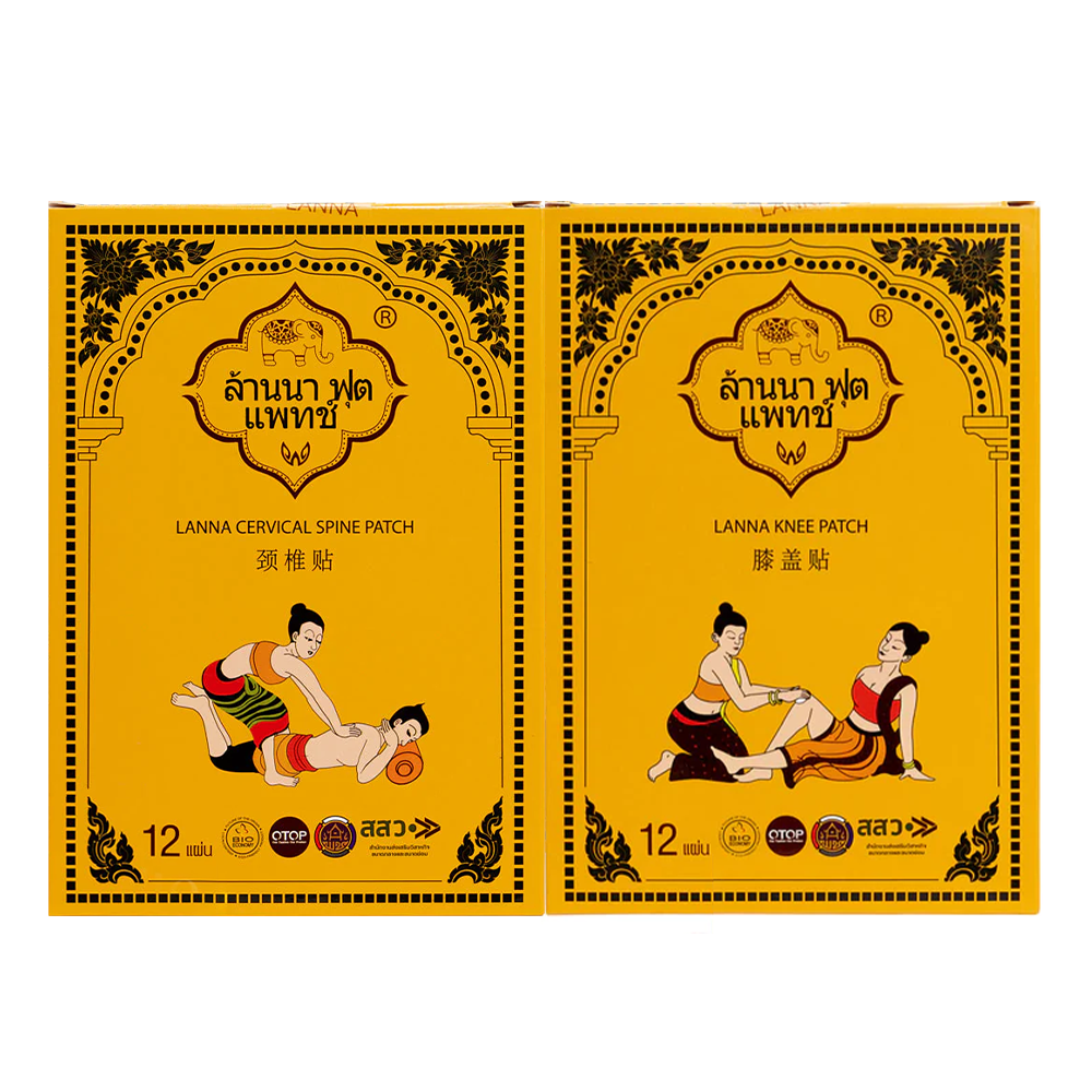 泰國LANNA SEVEN 蘭納 頸椎貼/膝蓋貼