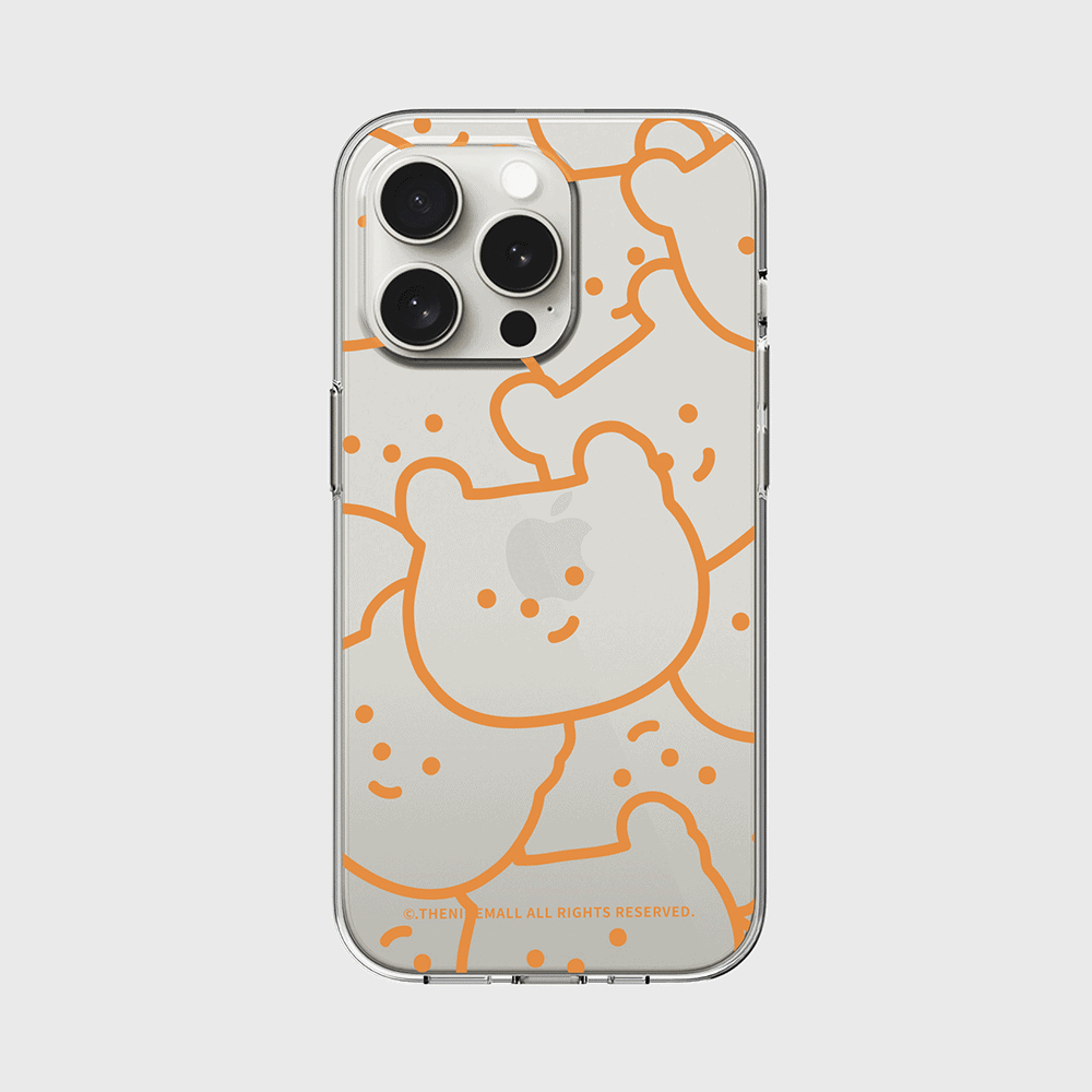 THE NINE MALL - gummy line pattern JELLY CASE
