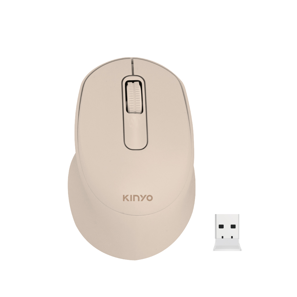 KINYO｜2.4GHz無線靜音滑鼠 GKM-916