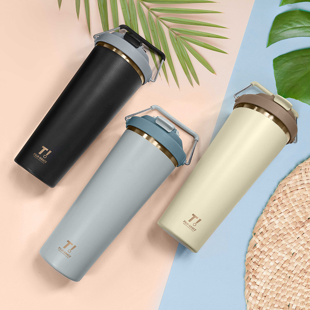 【FUJI-GRACE富士雅麗】鈦金隨行杯760ml