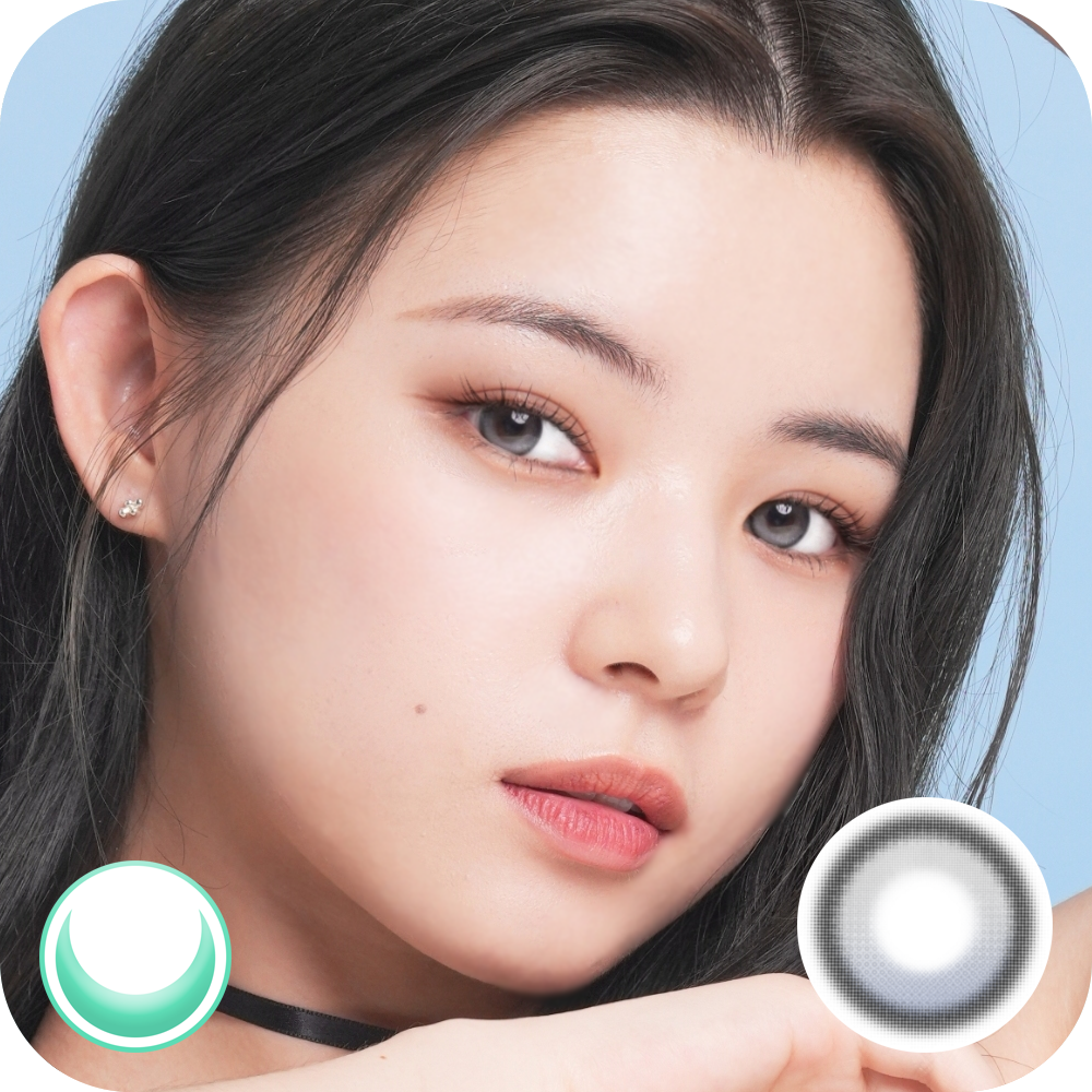 [小直徑] Lenbling Small Pureble 1 Day Ash Gray｜日拋彩妝隱形眼鏡