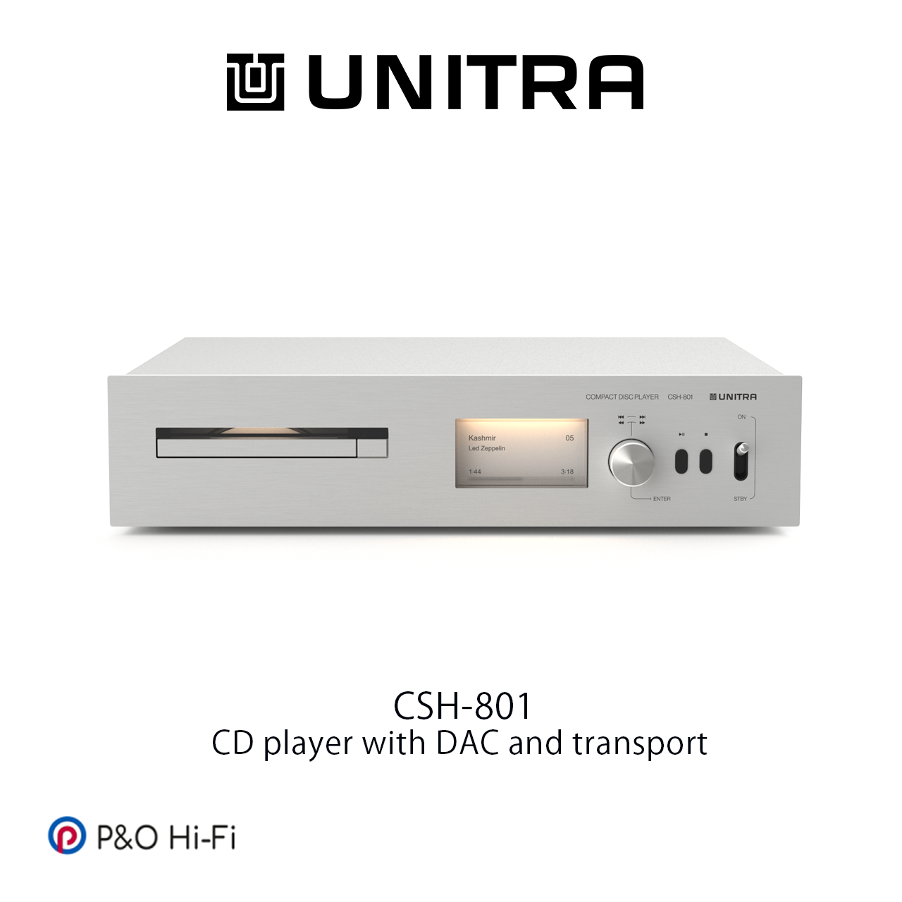 Unitra CSH-801 CD 播放機兼 DAC 及 轉盤