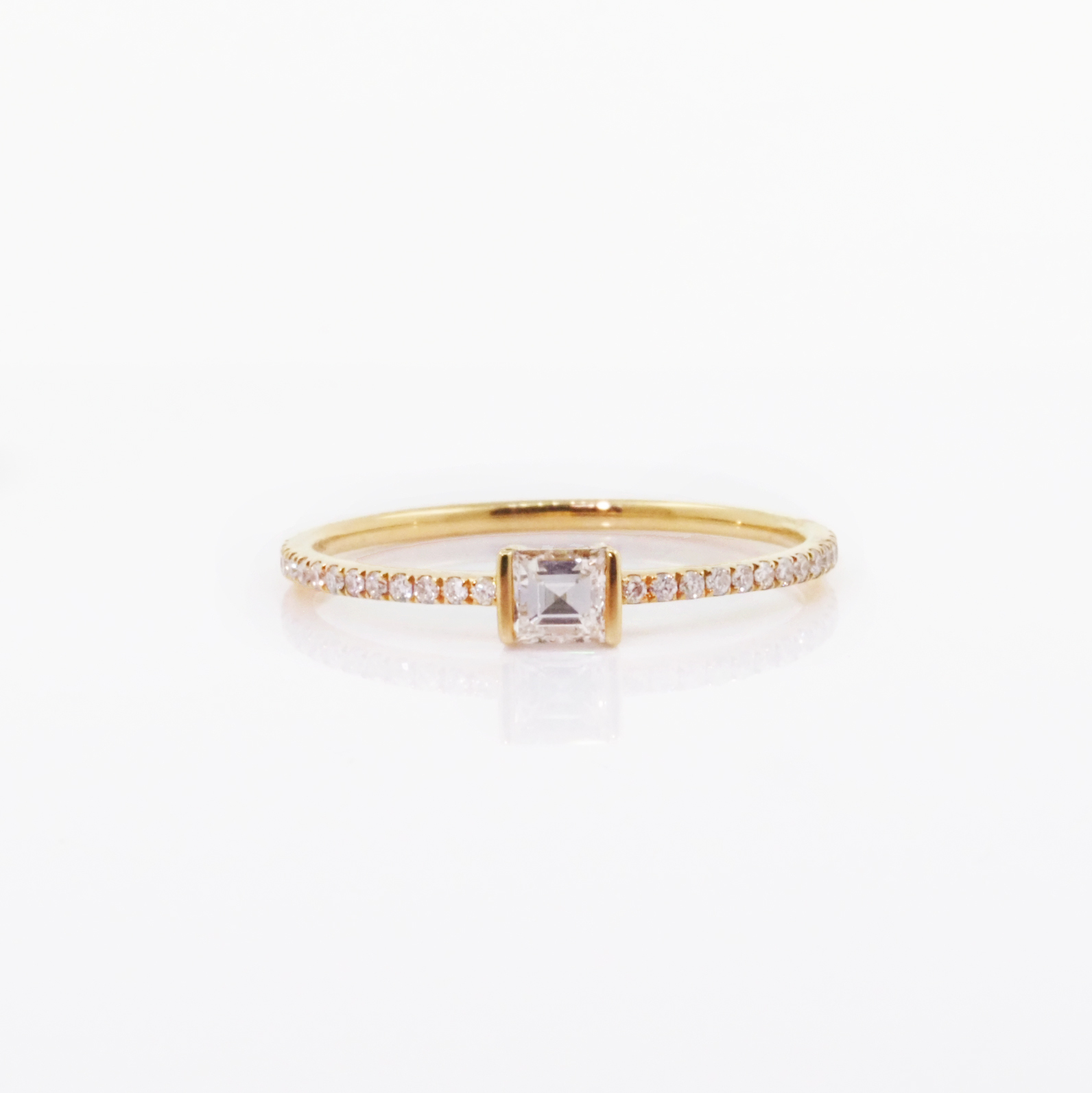 Princess Cut Diamond Band Ring