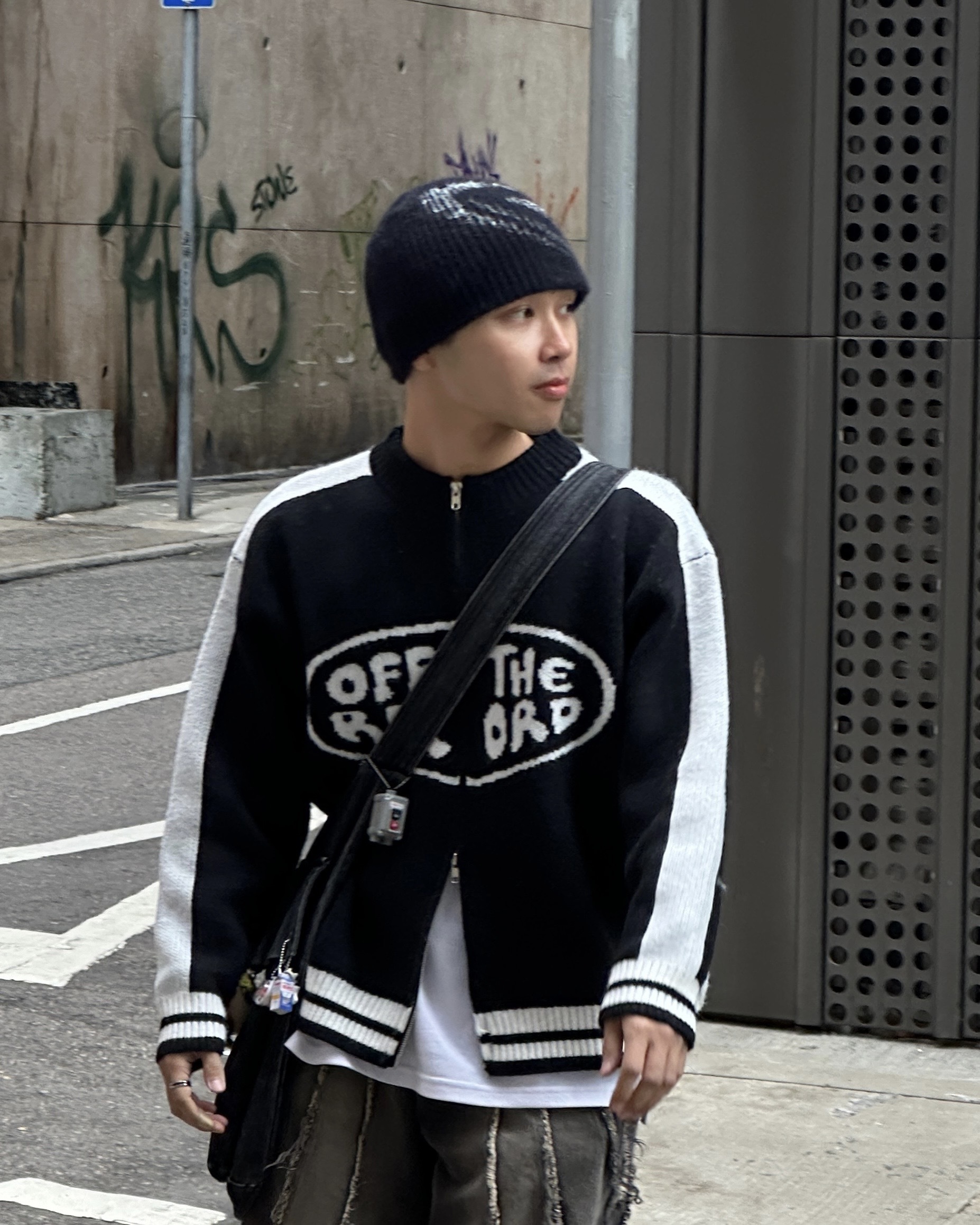 Off the Record無領針織拉鍊上衣｜四色入