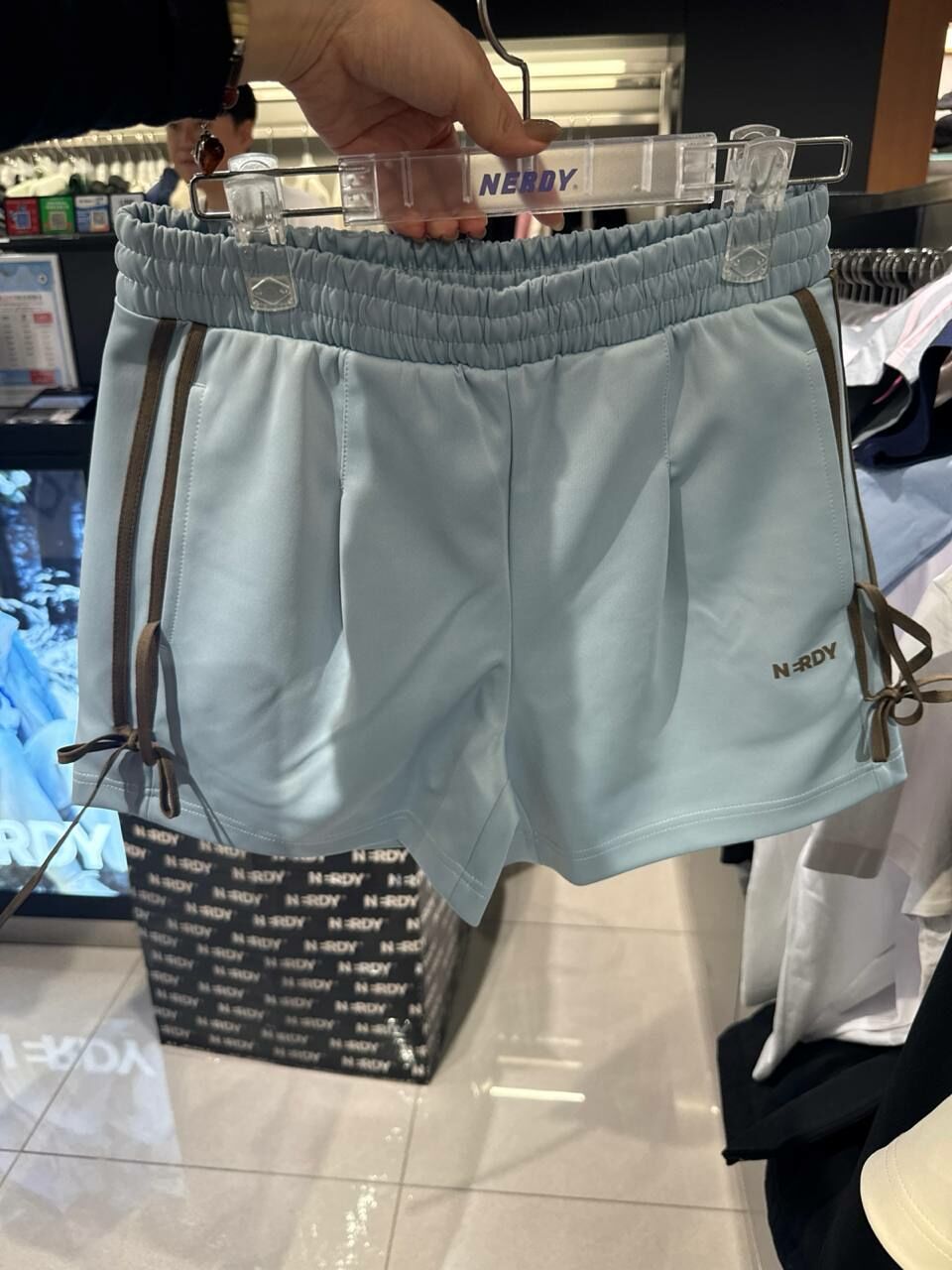 [K] NERDY BLENK SMALL LOGO S/S T-SHIRT (24SS),LIGHT BLUE ...