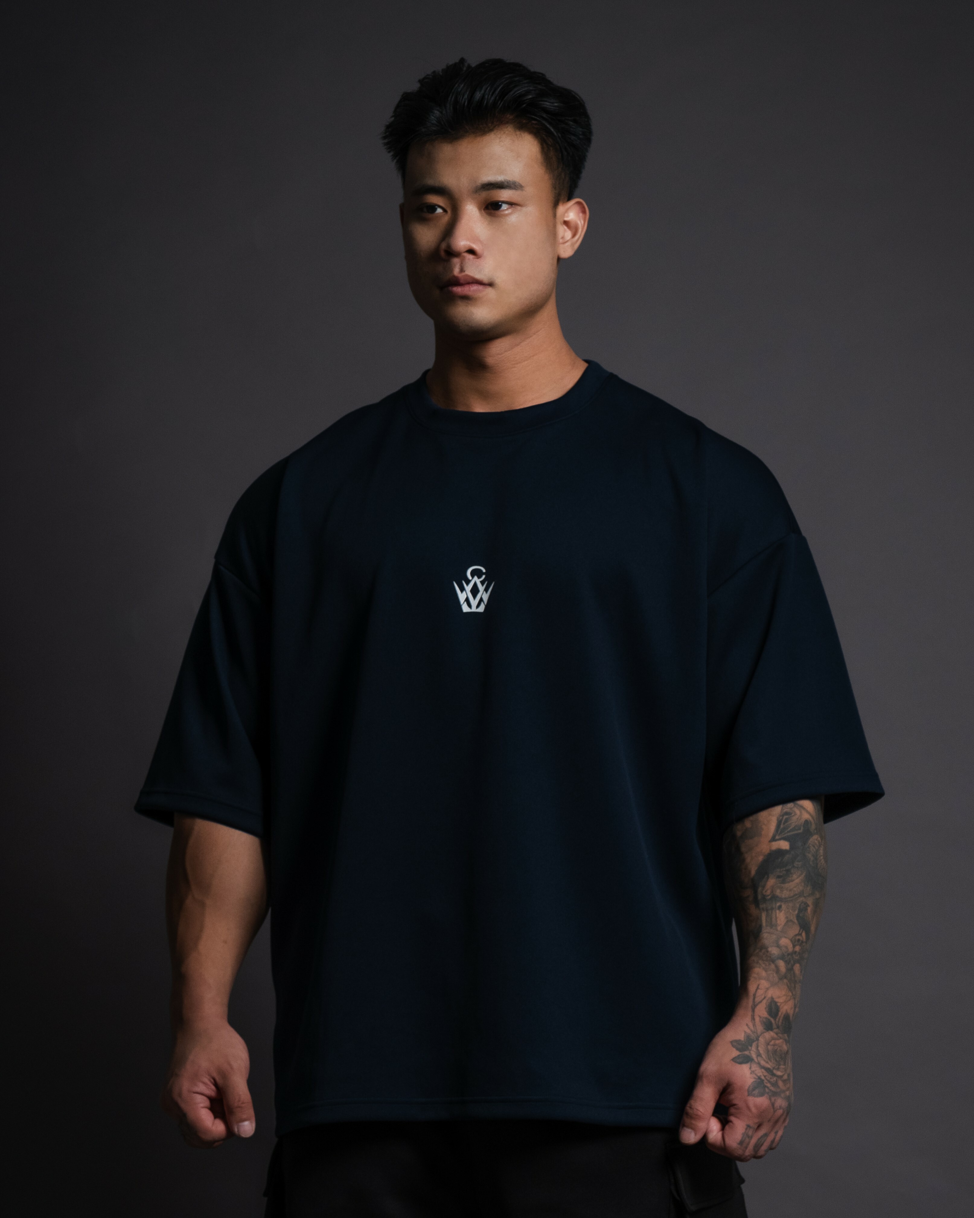 Classic | Oversized Tee〘Navy〙