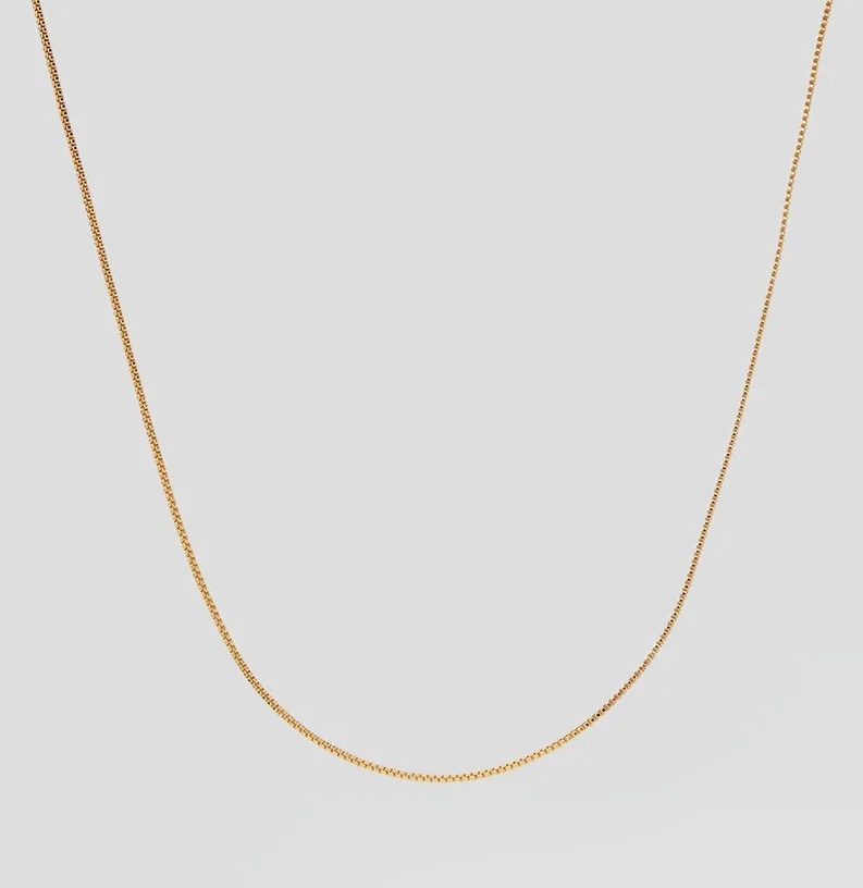 CRYSTAL HAZE-Box chain-40cm-金色