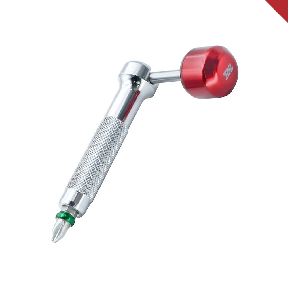 #71150SB Lollipop Bit Driver (Stainless Steel Red)