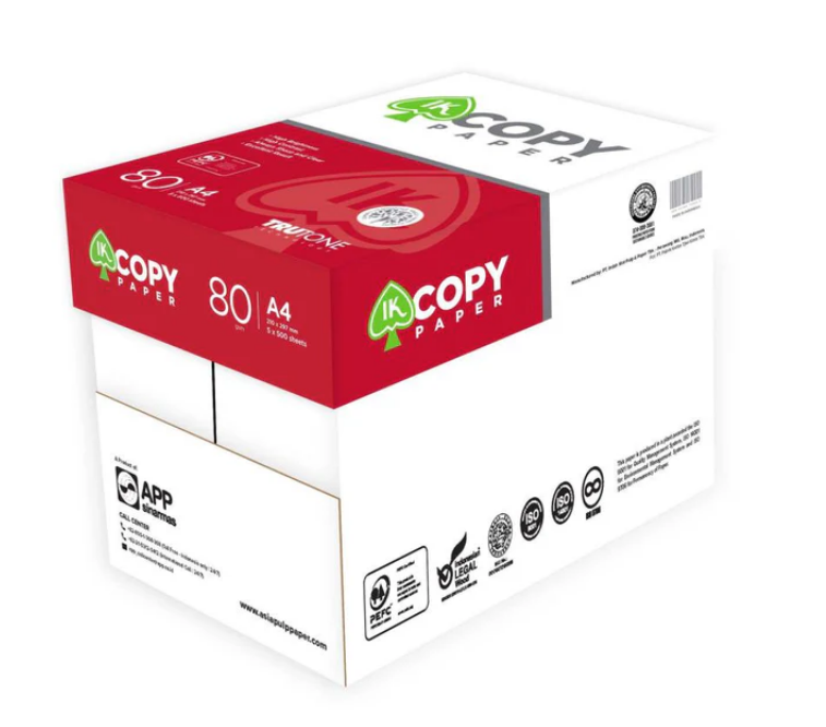 IK ,IK , ,影印紙 A4 80gsm (5 ream/box),Copy Paper