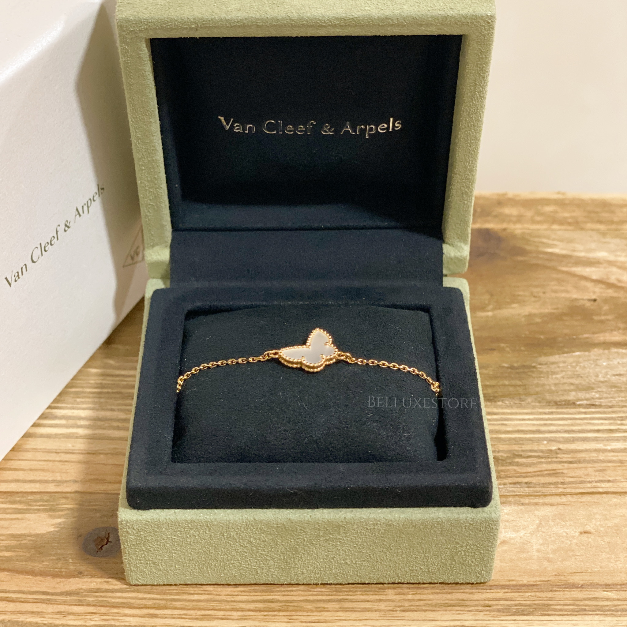 [Pre-owned] VCA sweet butterfly bracelet gold