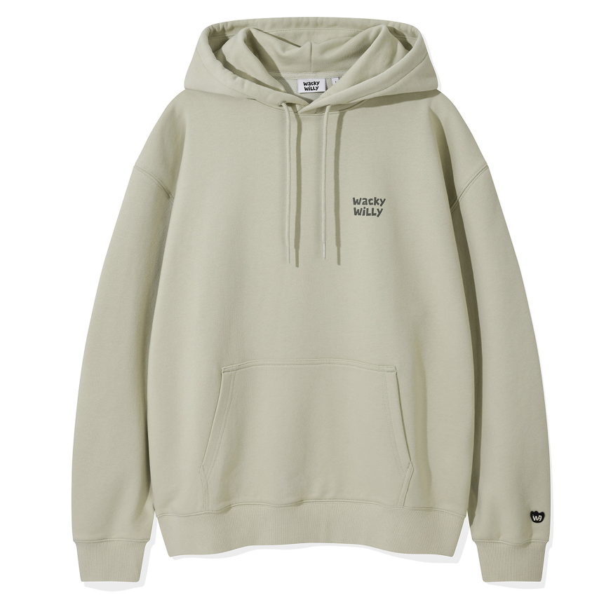 Wacky Willy Sign Logo Hood Light Khaki