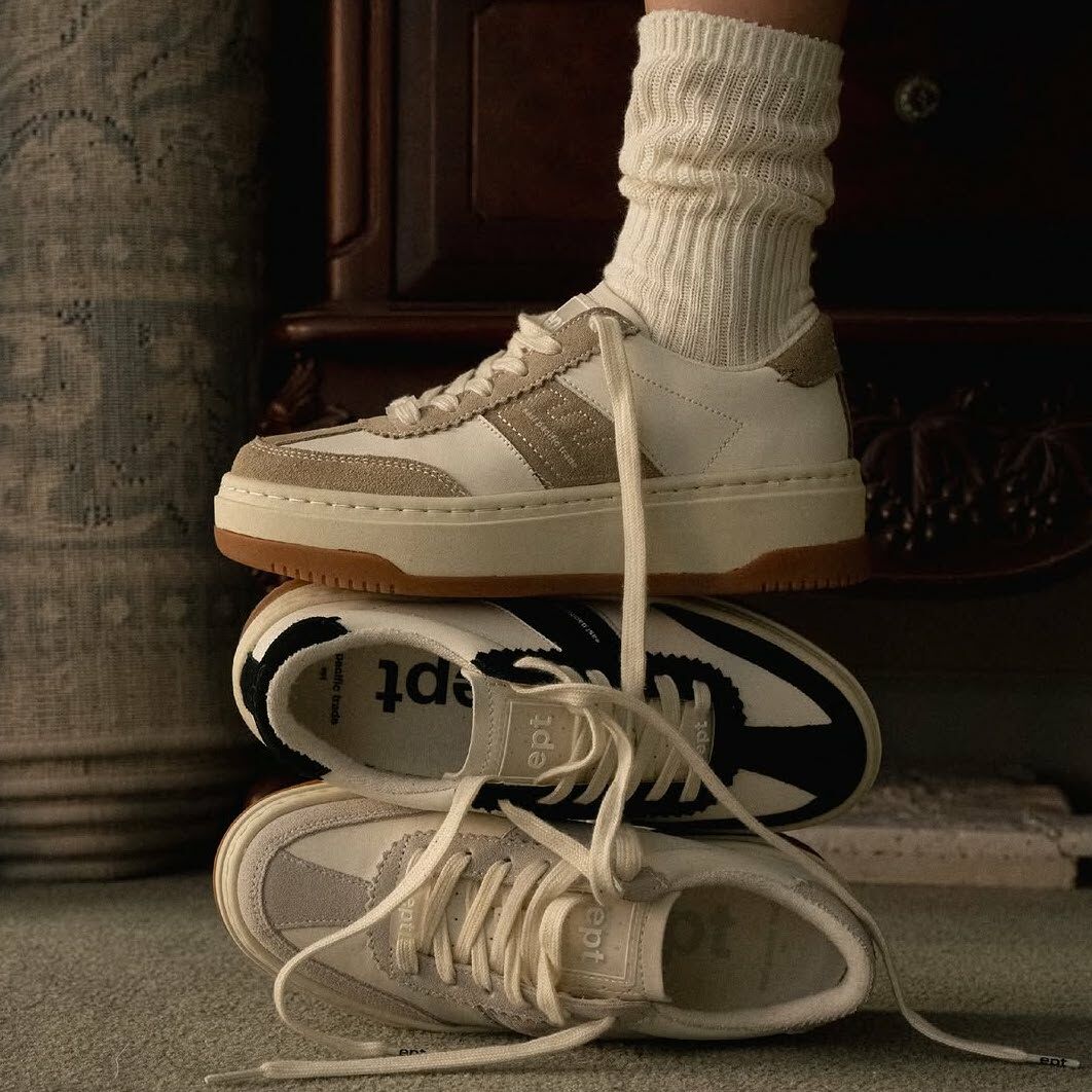 韓國限定🇰🇷 EPT SANTOS HIGH 復古鞋 德訓鞋 焦糖底 麂皮 皮革 厚底 增高 男女鞋