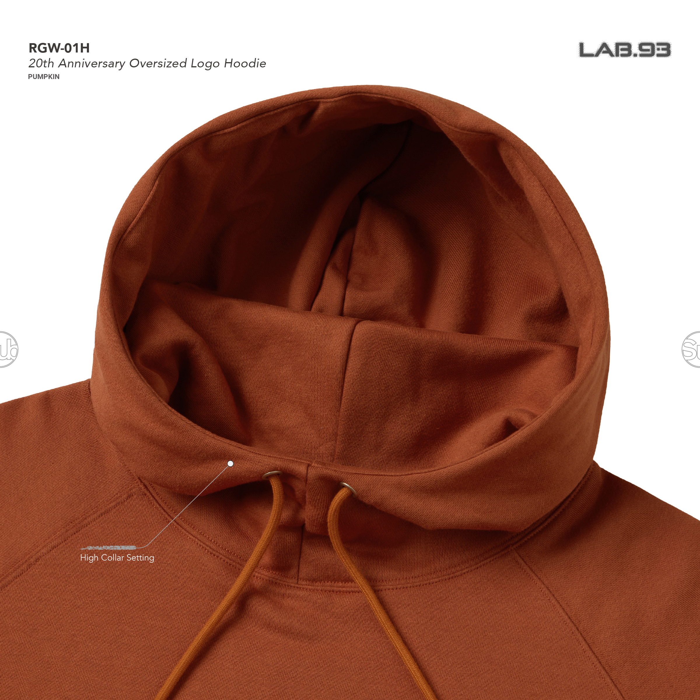 RGW-01H” 20th Anniversary Oversized Logo Hoodie RGW-01H” 20th Anniversary Oversized Logo Hoodie