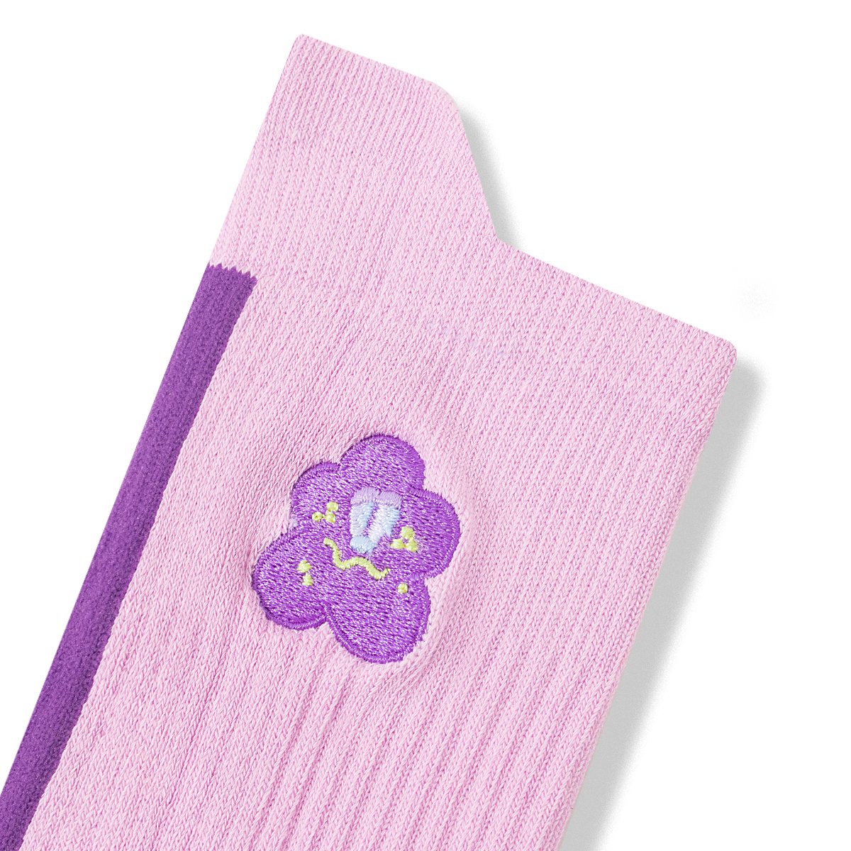 WARX 機能除臭襪｜KINGJUN聯名款 二刀流 運動中筒襪 (病毒花)