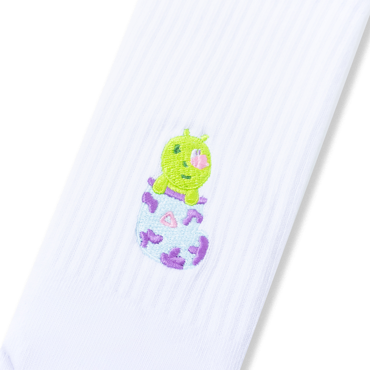 WARX 機能除臭襪｜KINGJUN聯名款 《薄襪》刺繡高筒襪 (BT)