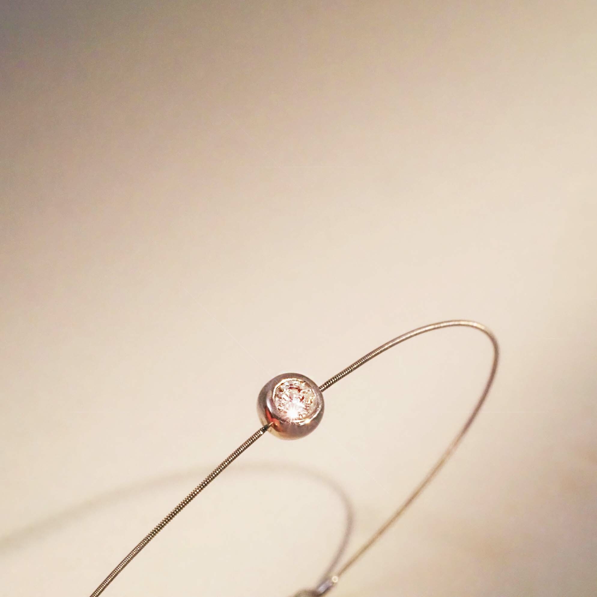 Dainty Diamond Bangle