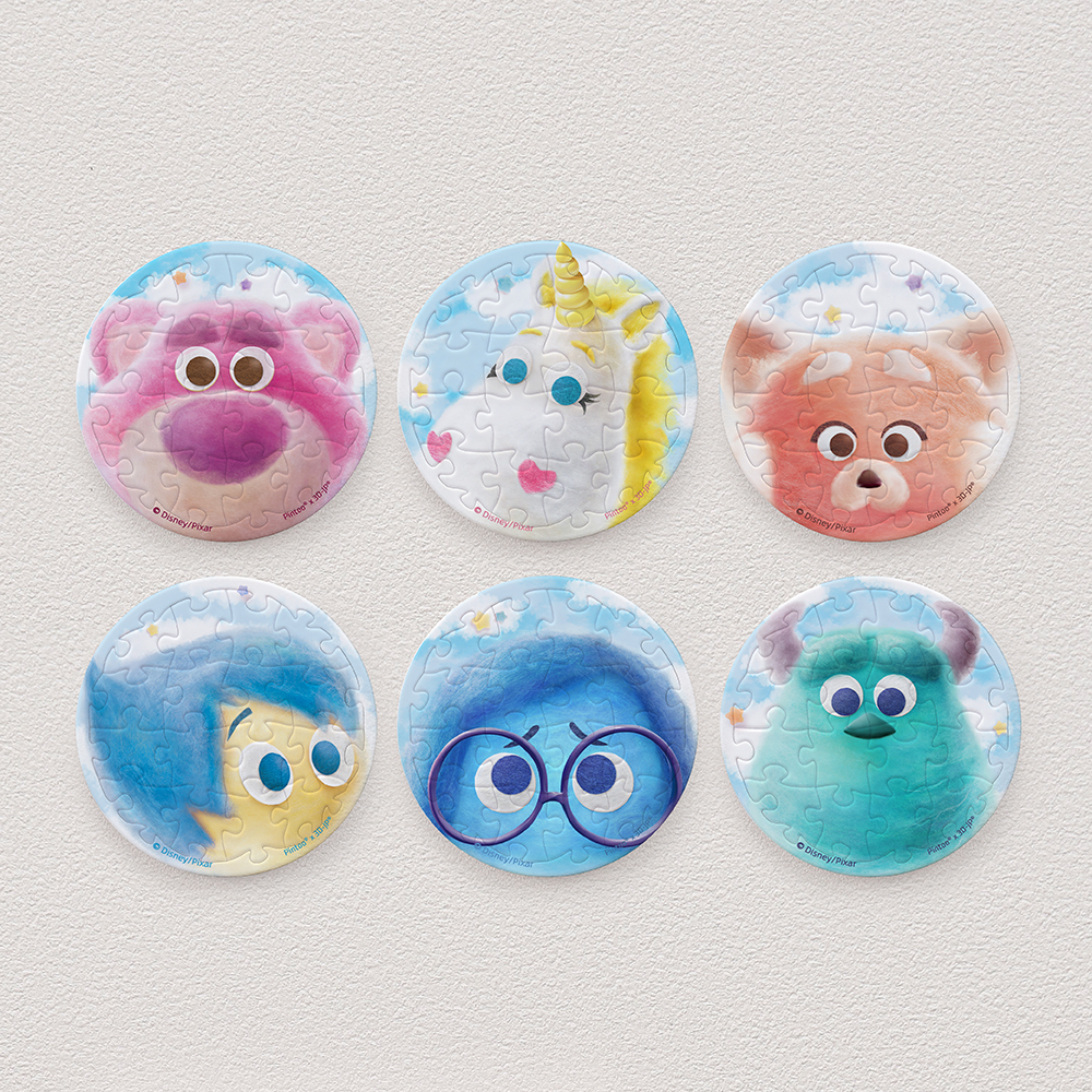 BD1108 - 徽章套裝96片 - 皮克斯蓬蓬派對系列 - 甜蜜夢鄉