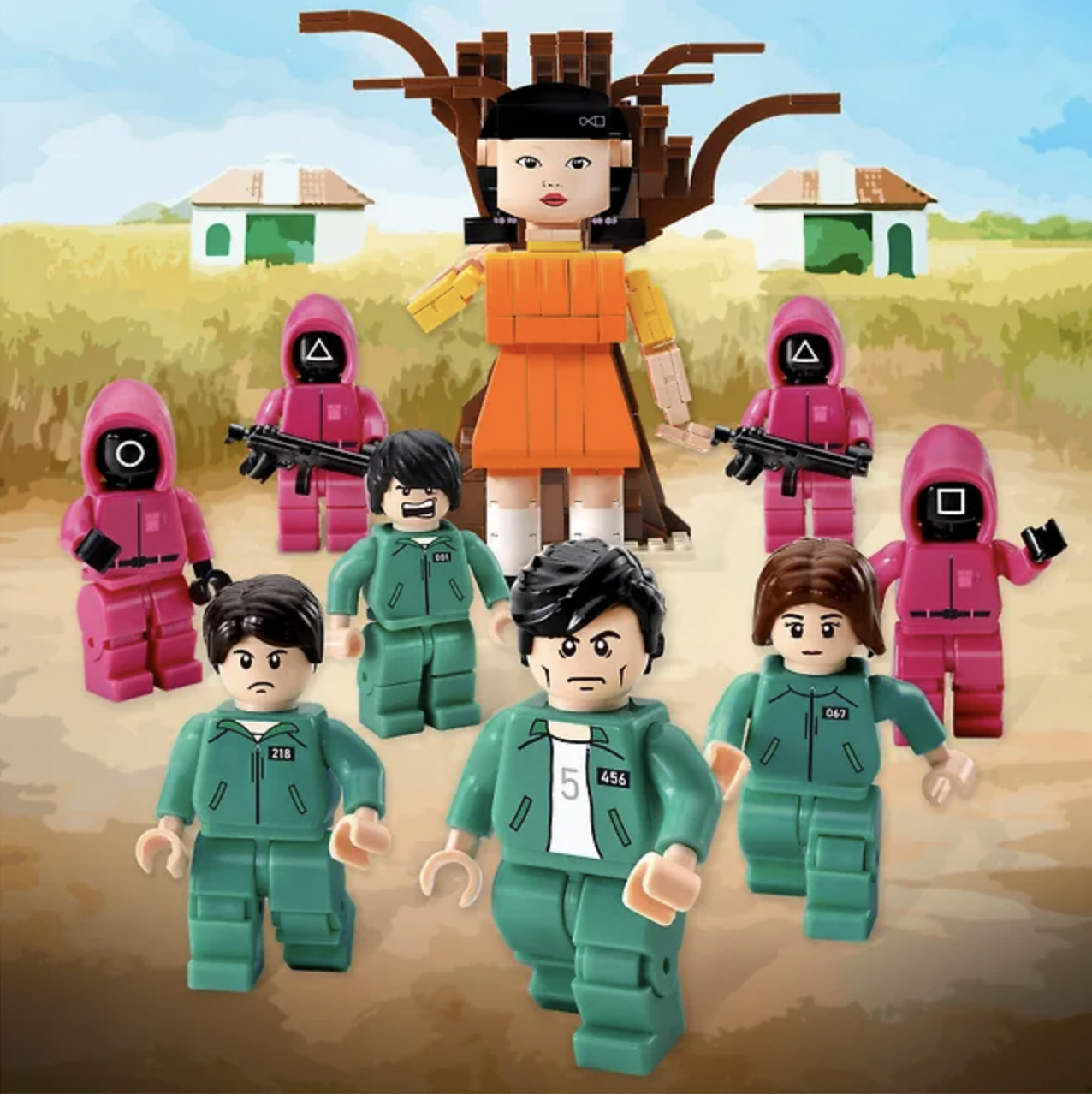 Squid Game 2 x Oxford Assembly Block Rose of Sharon Flo