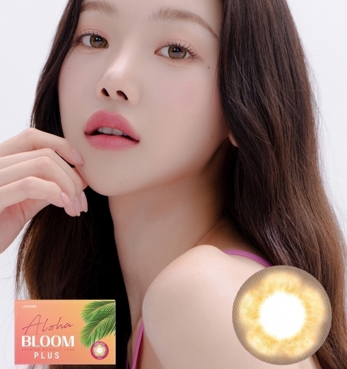 Lensme Aloha Bloom Plus Brown｜月拋彩妝隱形眼鏡｜每盒2片