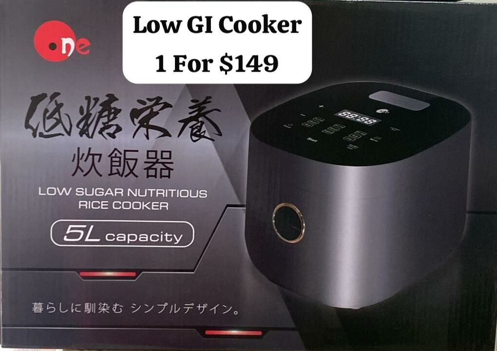 1 LOW GI RICE COOKER