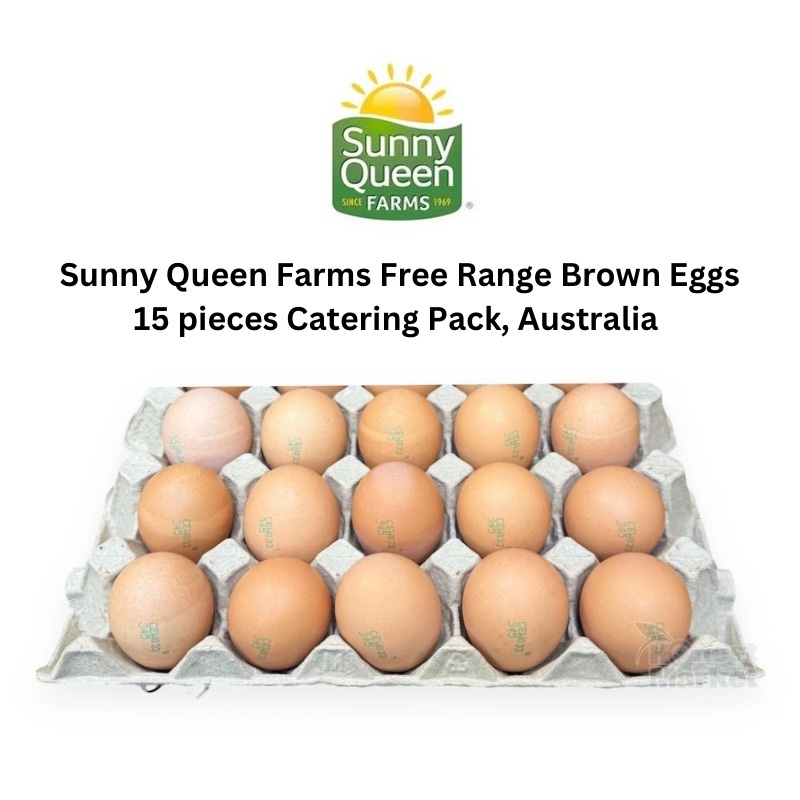Australian Sunny Queen Farms Free Range Brown Egg 15pcs