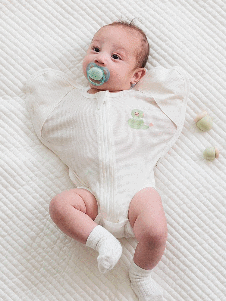 KRMB483 Korea Merebe Newborn Swaddle Suit-Baby Snake (S