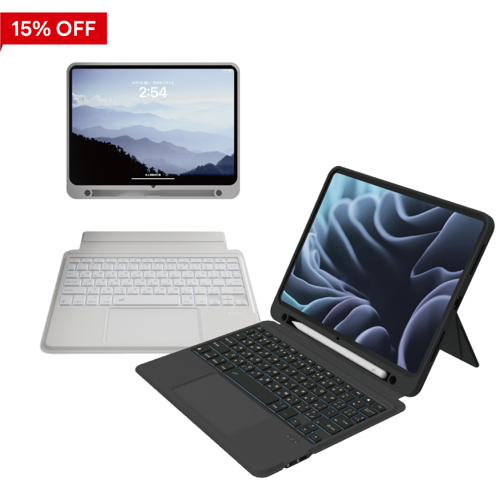 【eiP】Magnetix Keyboard Case 磁吸多功能 iPad 藍芽鍵盤