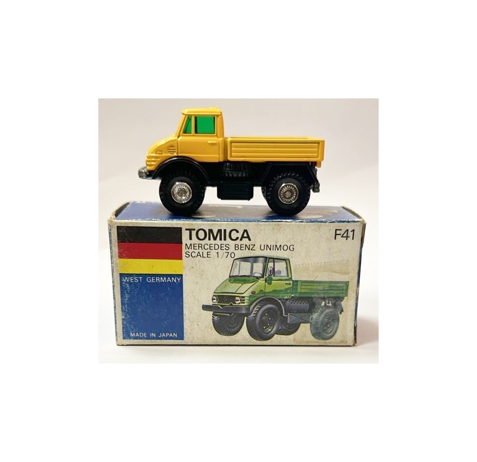 Tomy Tomica F41 Mercedes-Benz UNIMOG (Made in Japan)