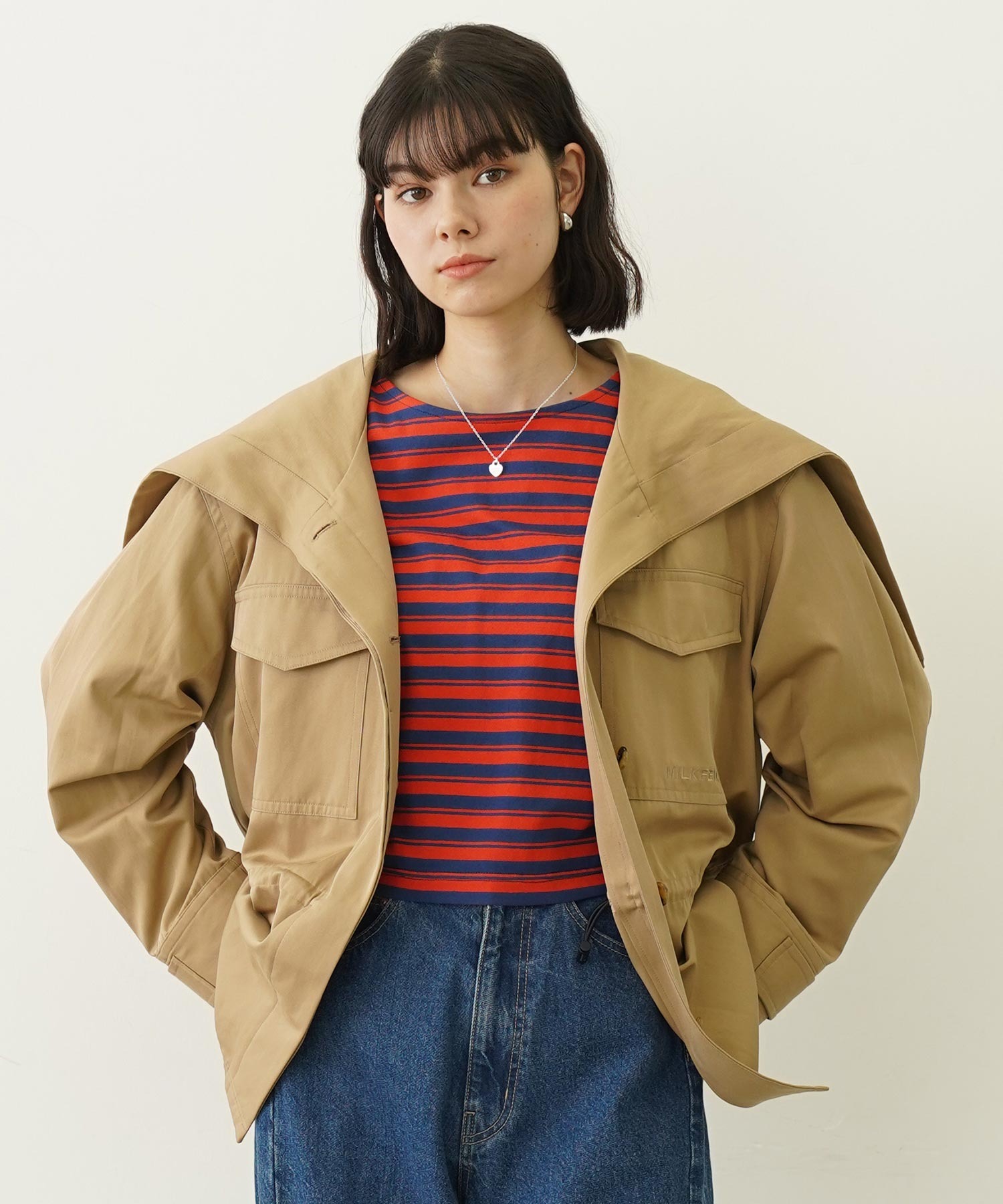 Pre-order - Milkfed BIG COLLAR JACKET